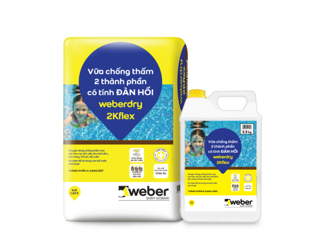Weberdry 2Kflex : Sản Phẩm Chống Thấm 2 Thành Phần | Weber