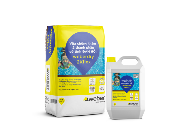 Weberdry 2Kflex : Sản Phẩm Chống Thấm 2 Thành Phần | Weber
