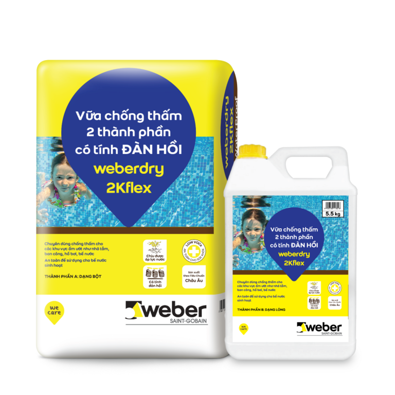 Weberdry 2Kflex : Sản Phẩm Chống Thấm 2 Thành Phần | Weber